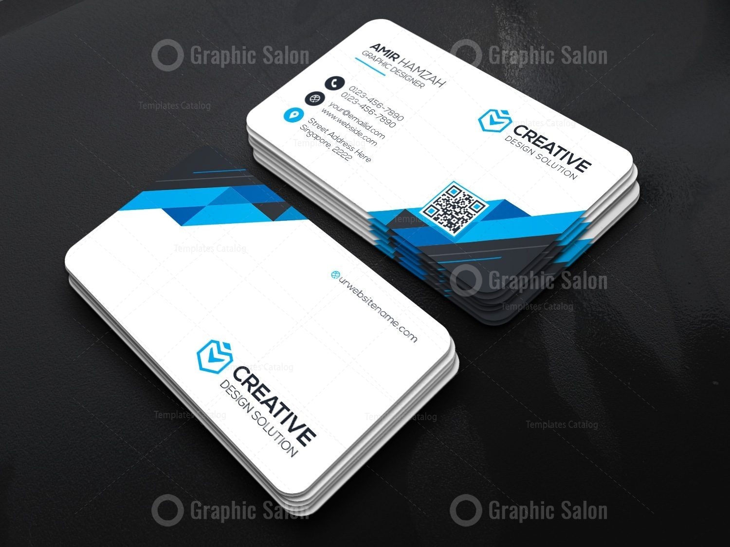 2019 Technology Business Card - Graphic Templates