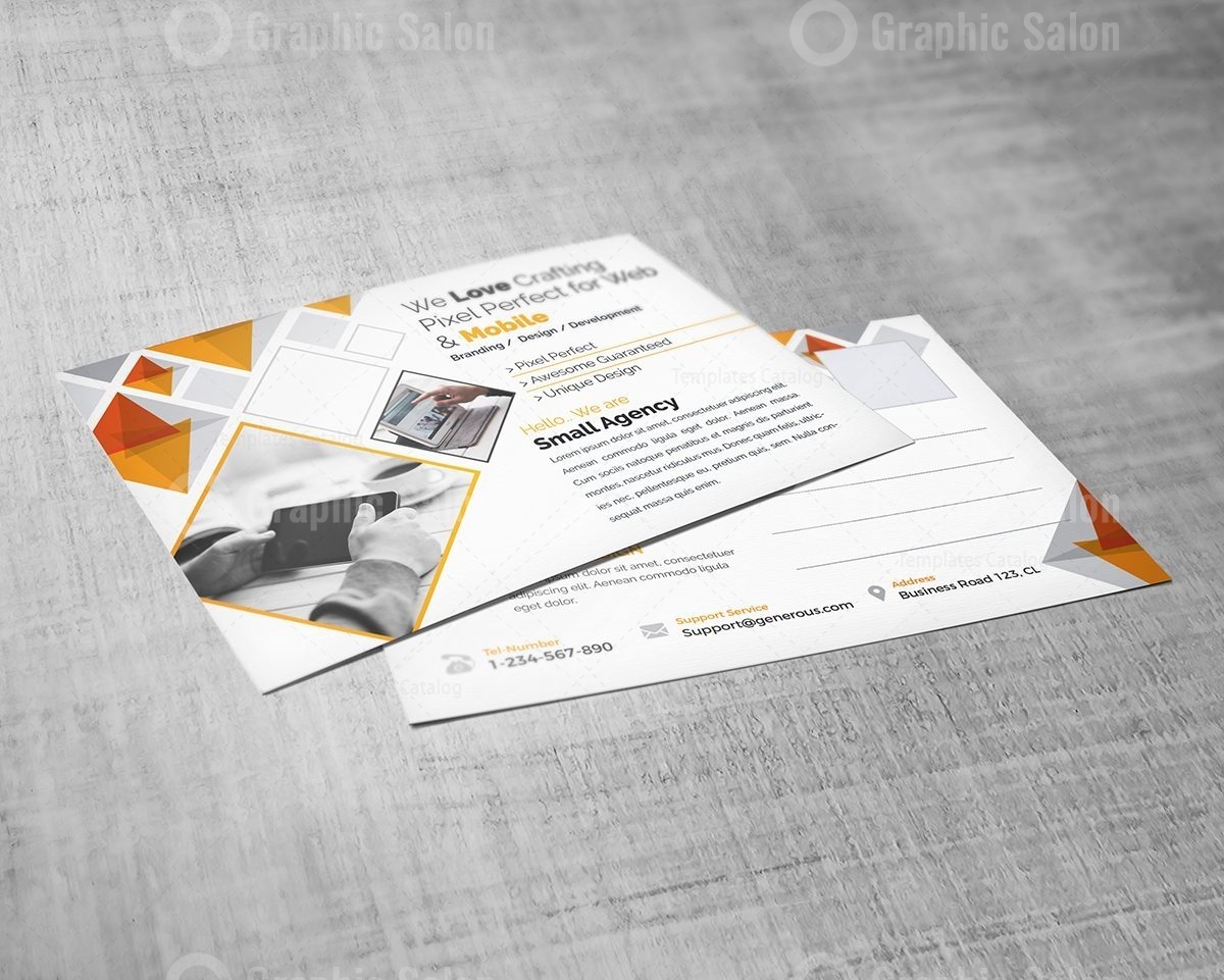 Agency Postcard Template - Graphic Templates