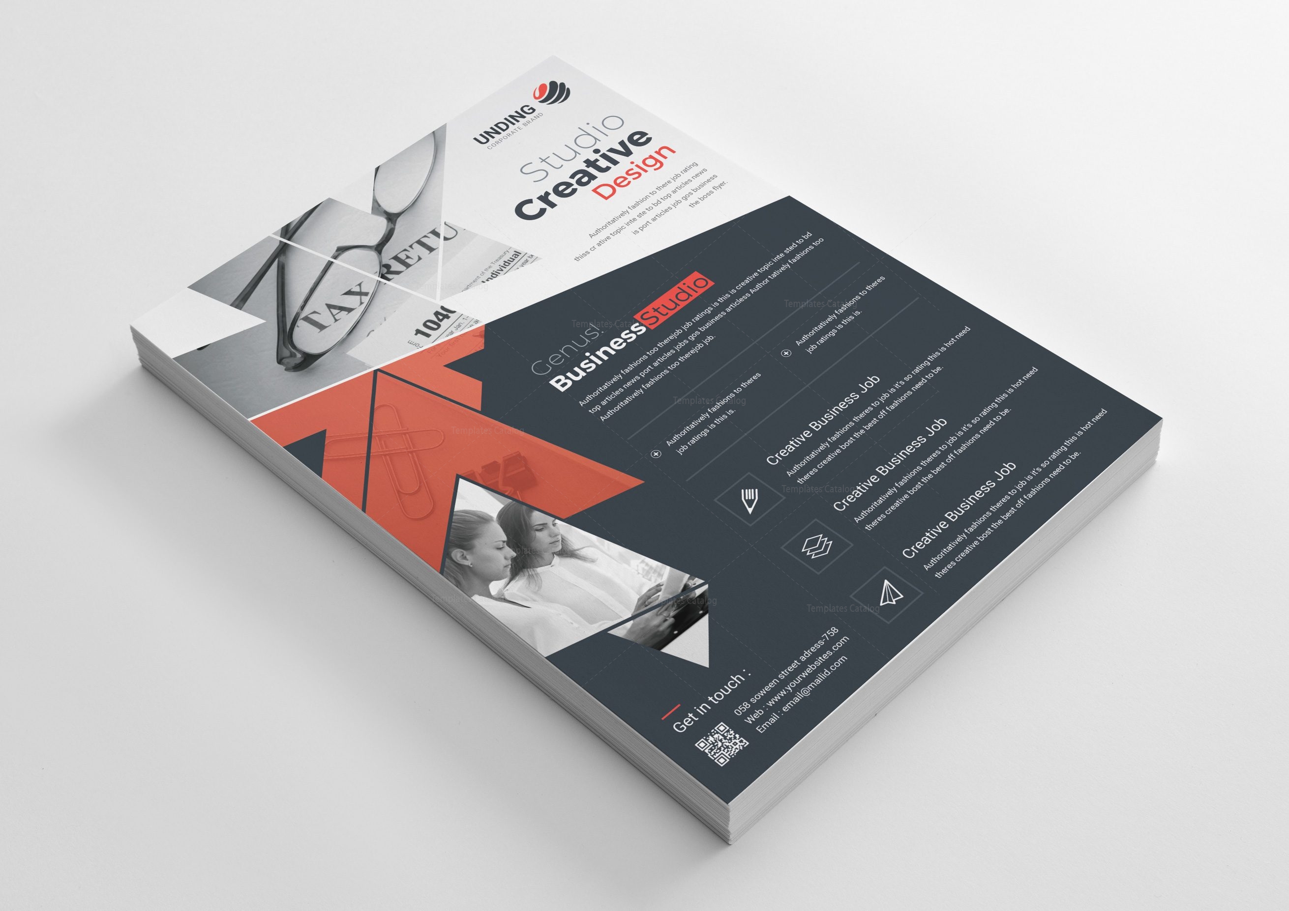 Apollo Creative Business Flyer Design Template - Graphic Templates