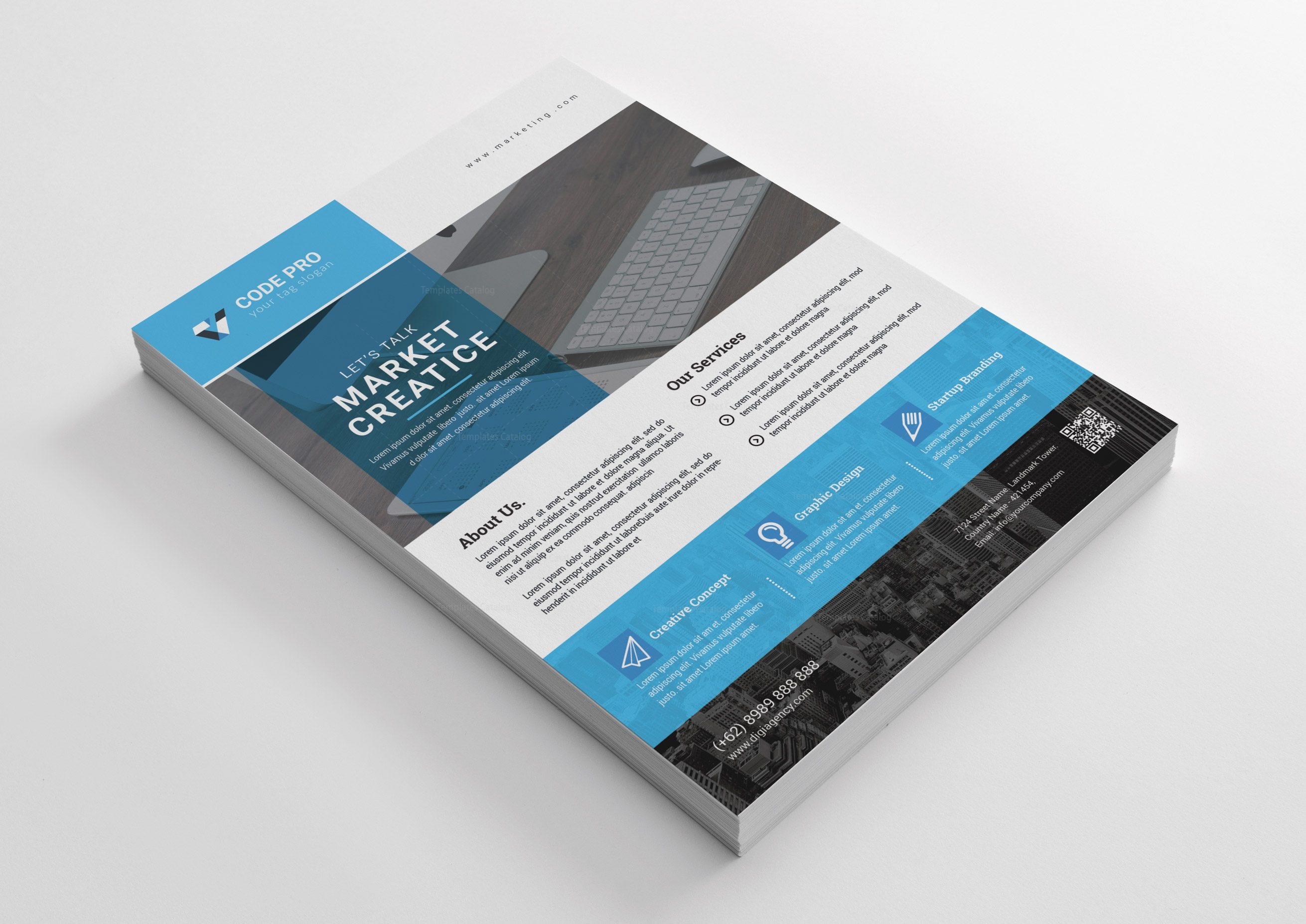 Best Print Flyer Design Template - Graphic Templates