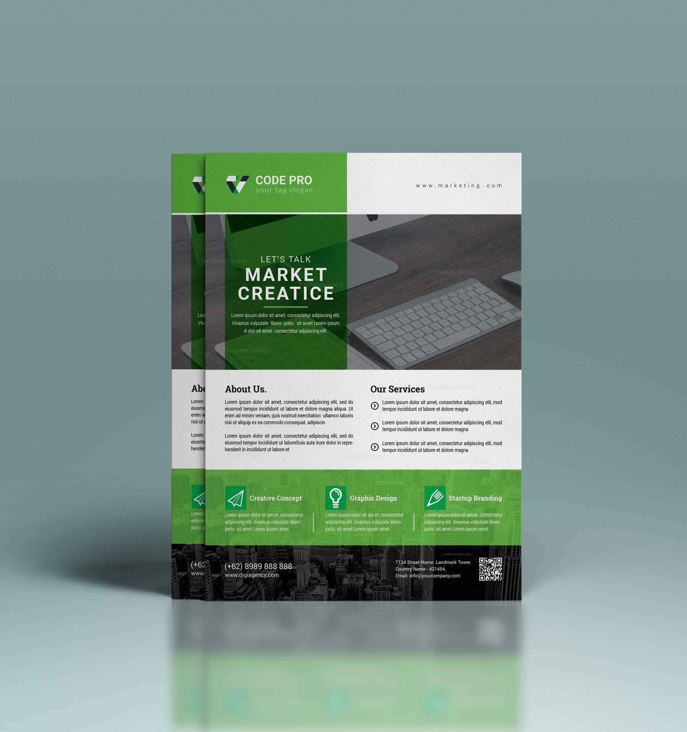 Best Print Flyer Design Template - Graphic Templates