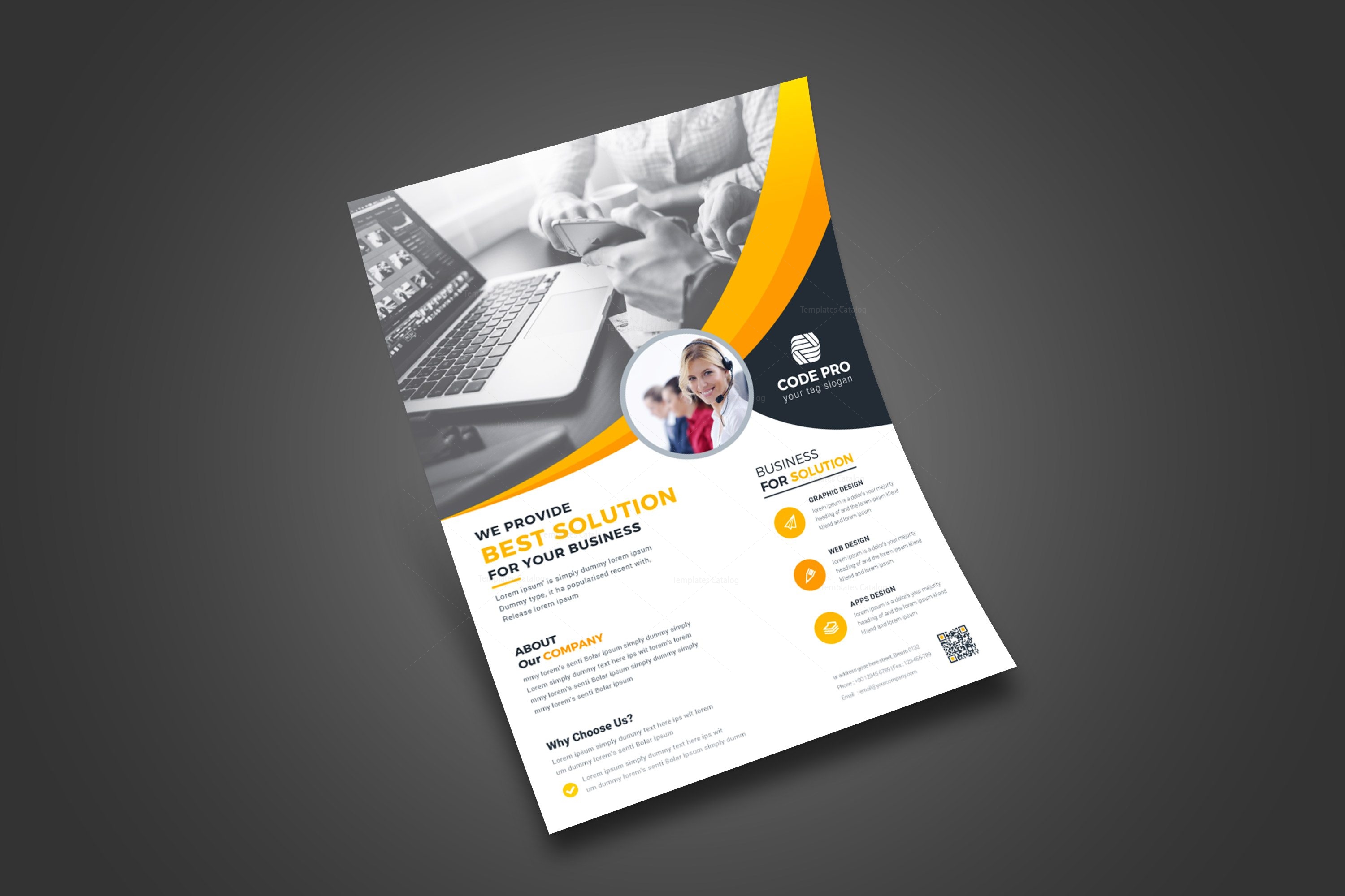 Best Print Flyer Template - Graphic Templates