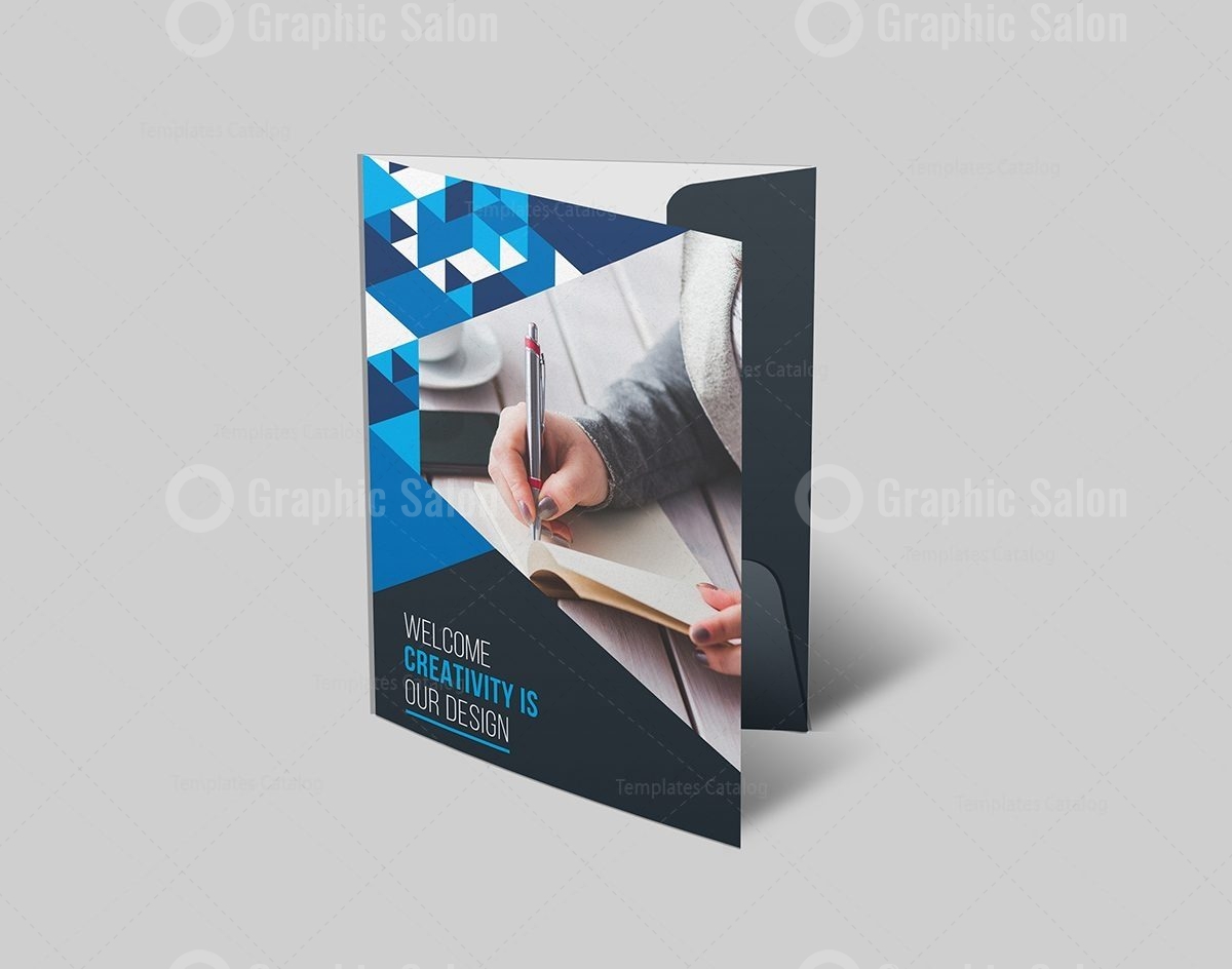 Business Folder Template with Stylish Design - Graphic Templates