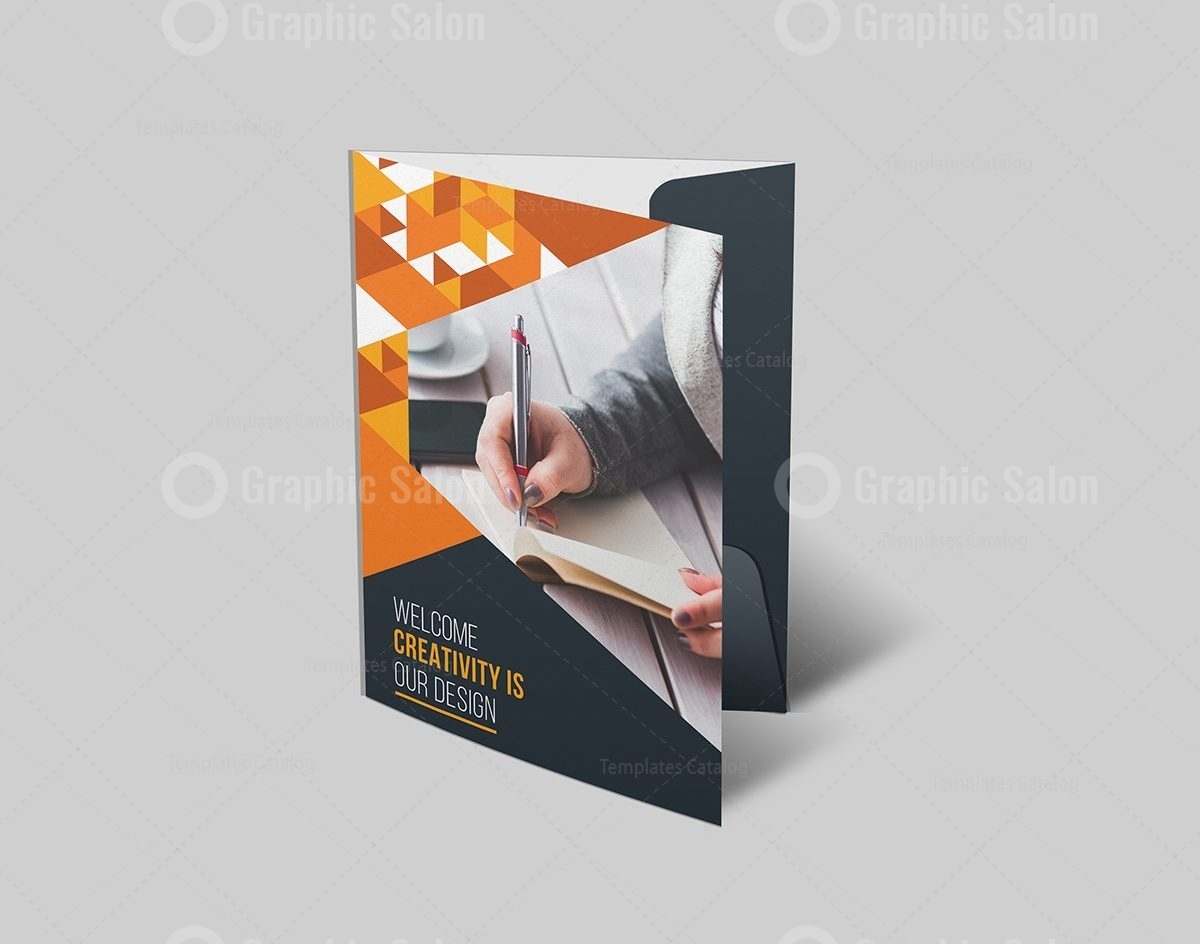 Business Folder Template with Stylish Design - Graphic Templates