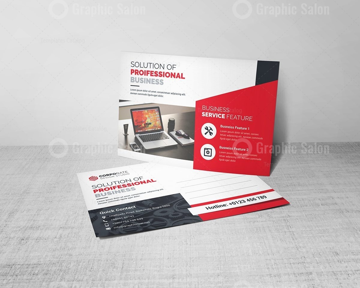 Business Postcard Template - Graphic Templates