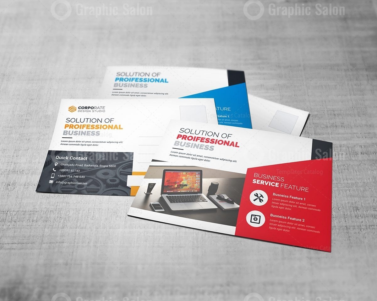 Business Postcard Template - Graphic Templates