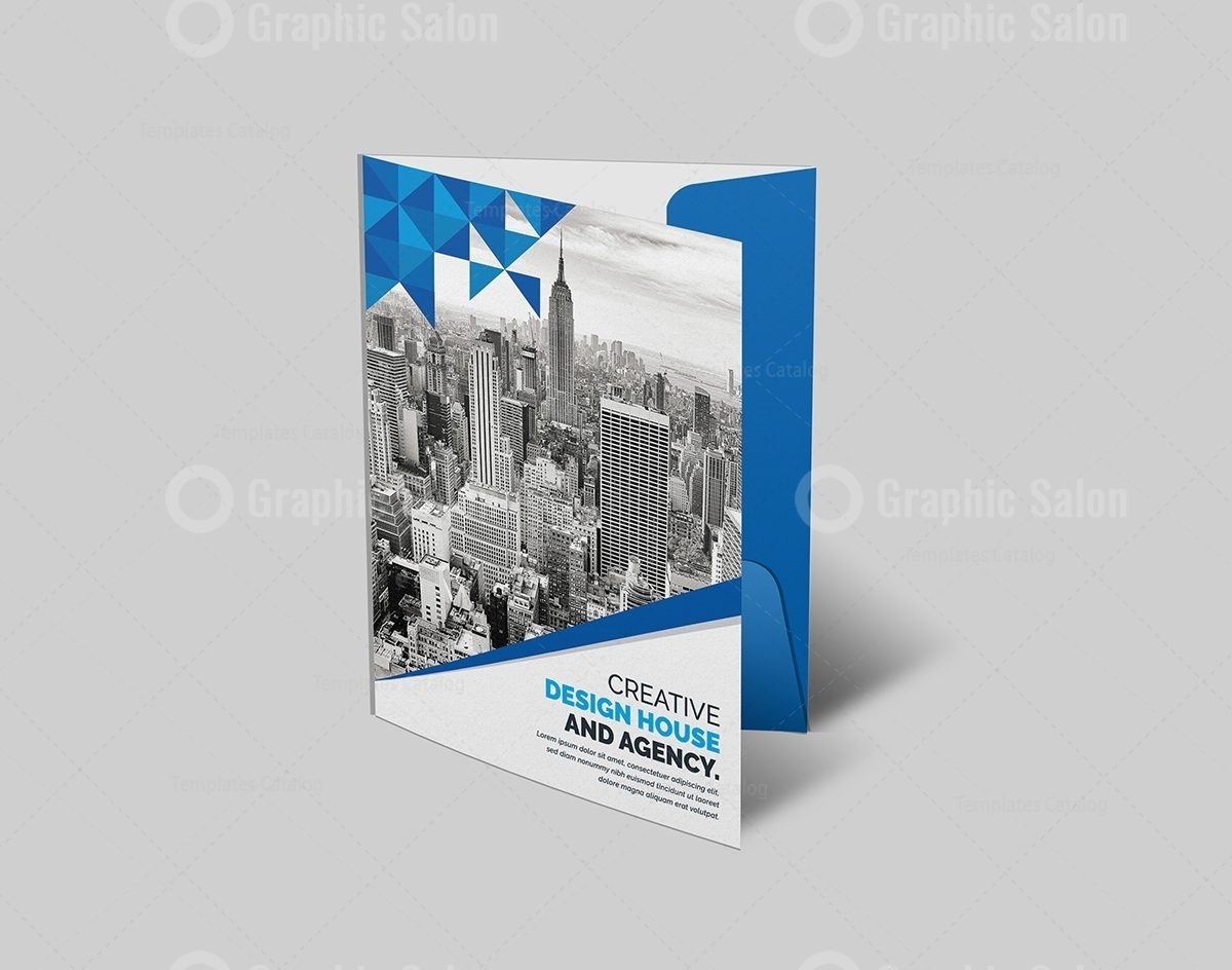 Business Presentation Folder Design - Graphic Templates