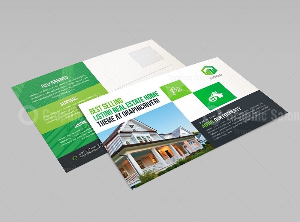 Classic Postcard Template - Graphic Templates