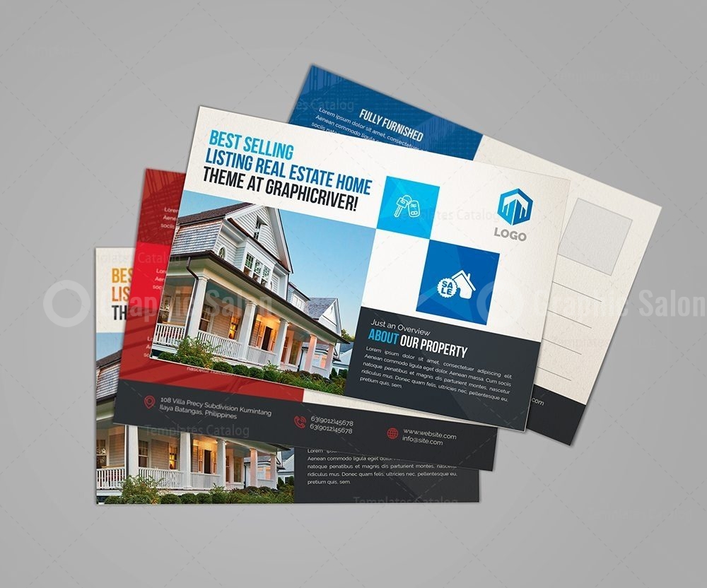 Classic Postcard Template - Graphic Templates