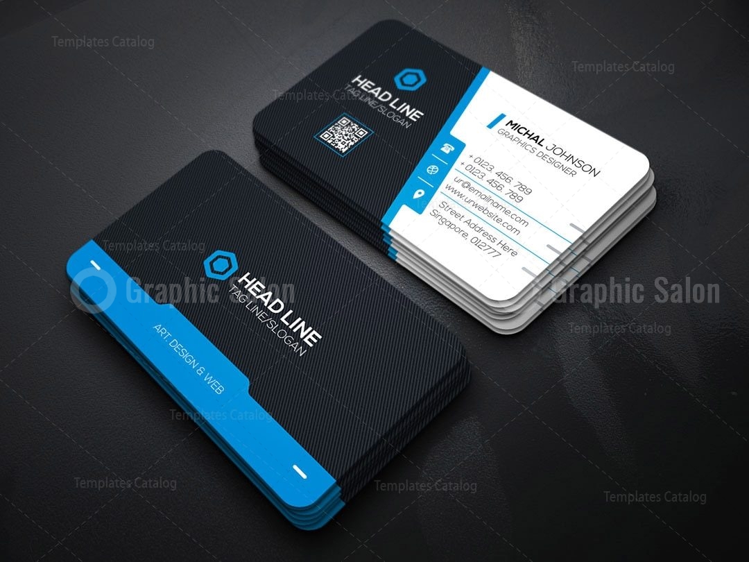 Classy Colorful Visiting Card Template - Graphic Templates