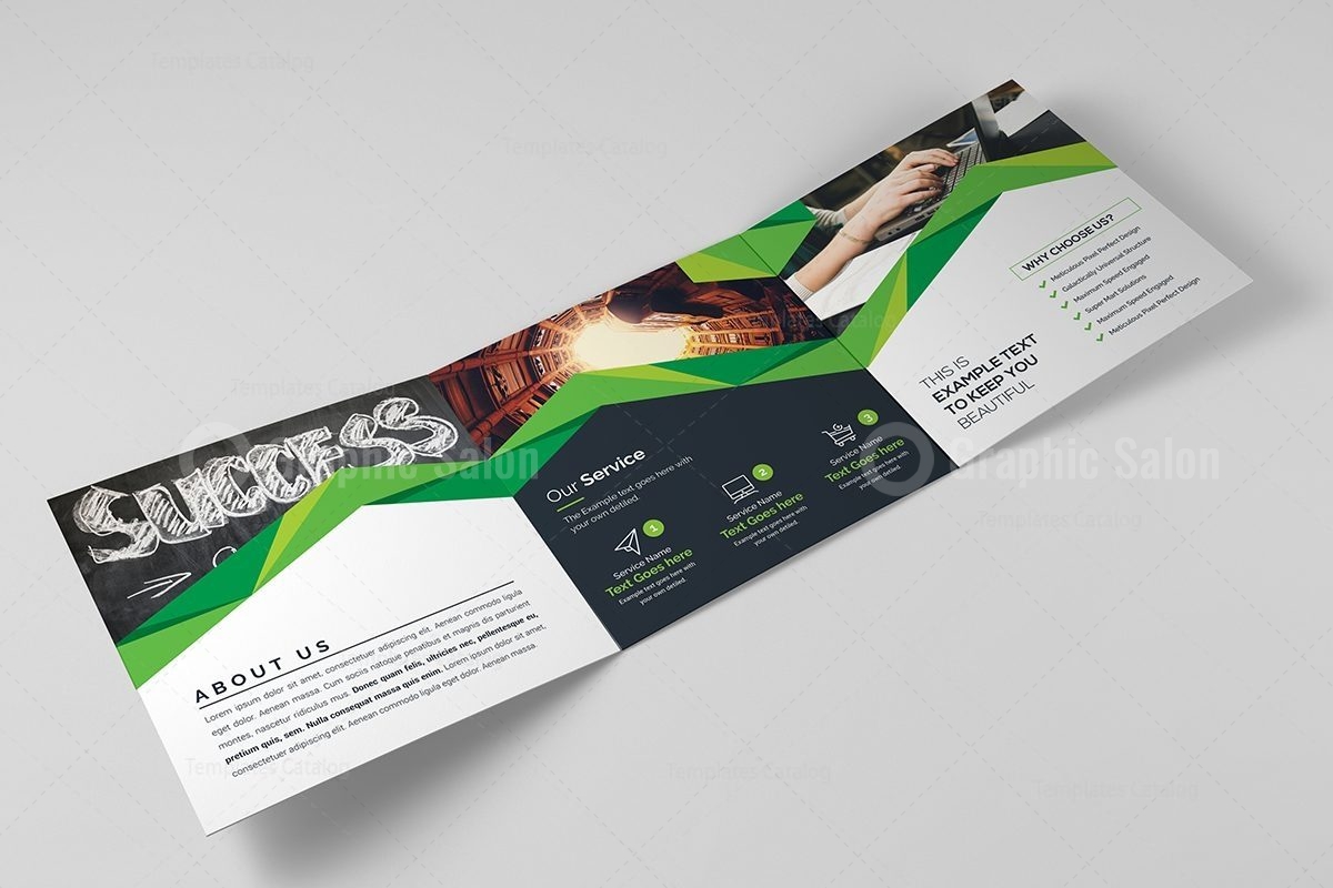 Classy Trifold Brochure Template - Graphic Templates