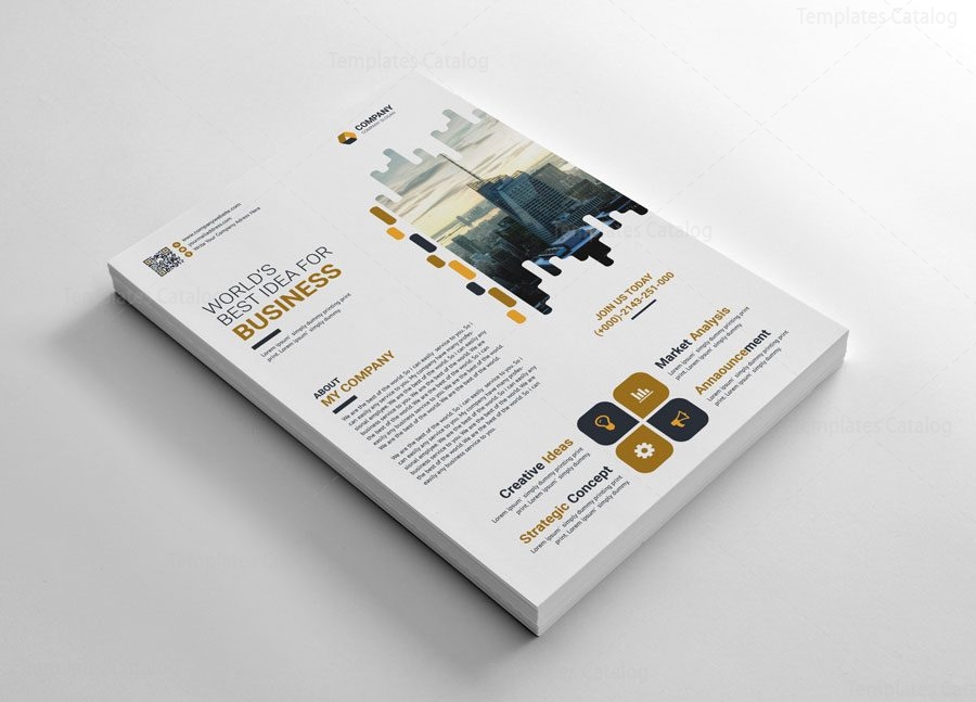 Clean Layered Flyers Templates - Graphic Templates