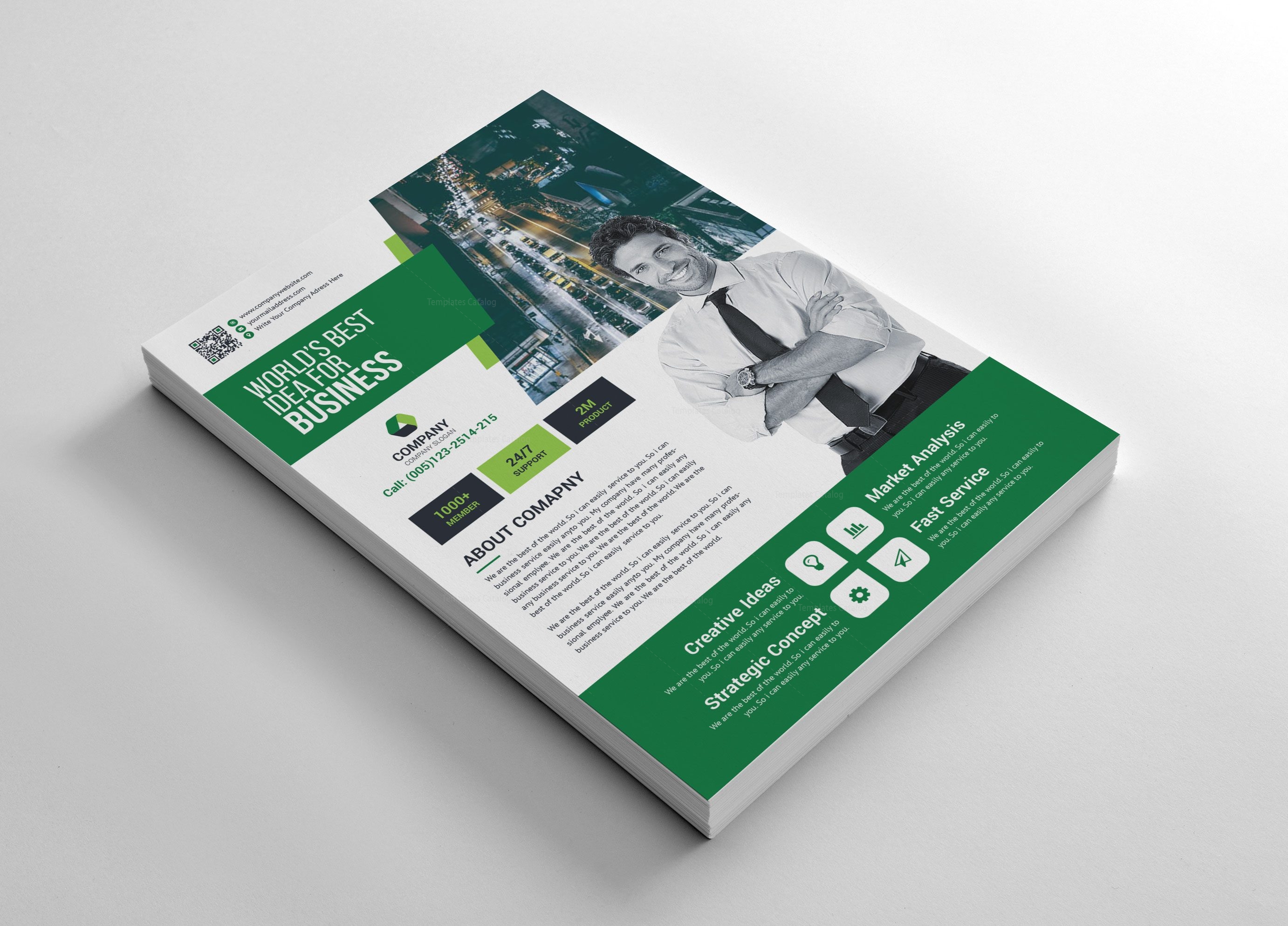 Corporate Flyers Design Sample - Graphic Templates