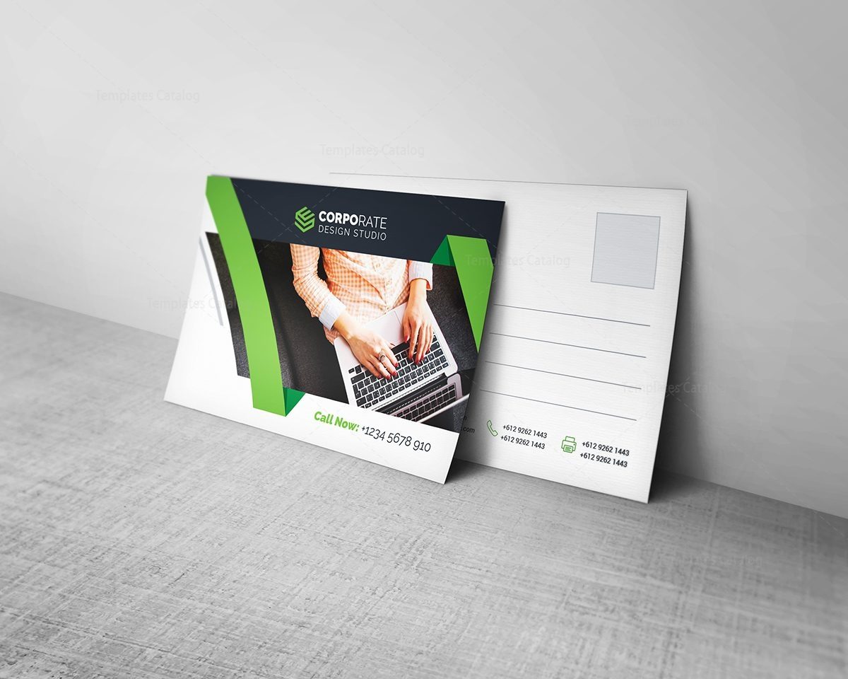 Corporate Postcard Template - Graphic Templates