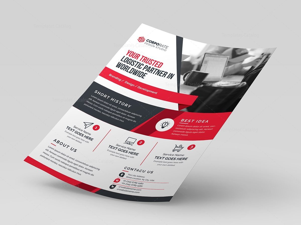Corporate Stylish Flyer Template - Graphic Templates