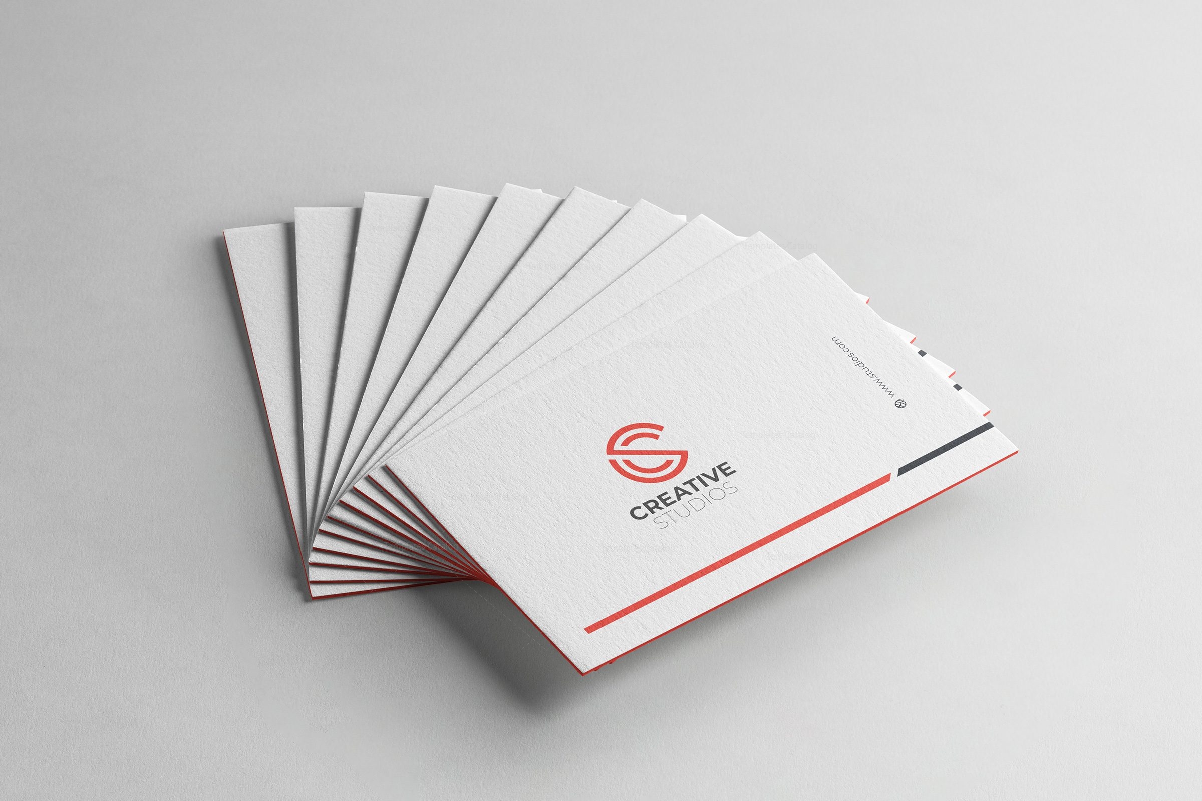 Creative Agency Business Card Design Template - Graphic Templates