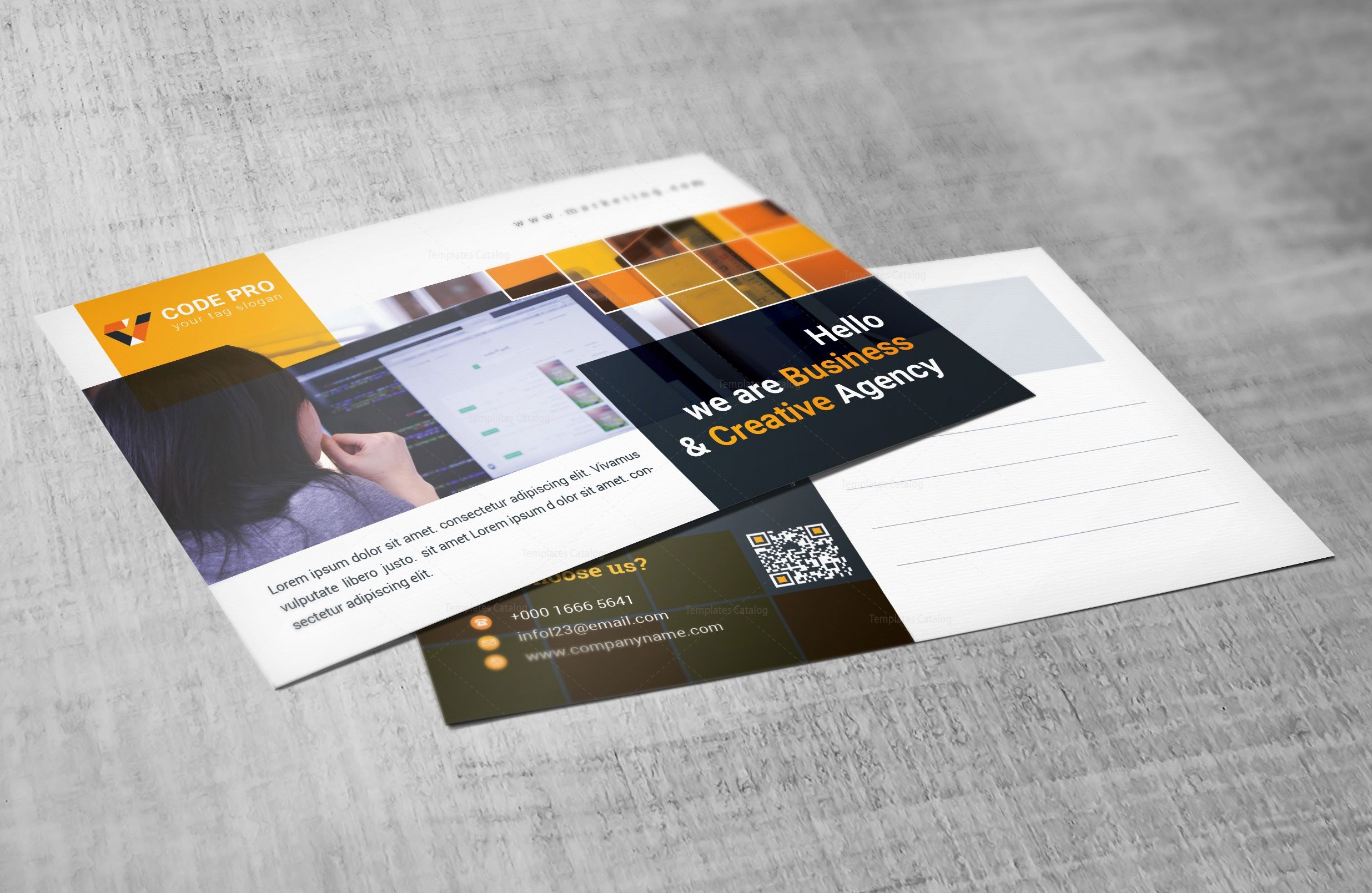 Creative Postcard Design Templates - Graphic Templates