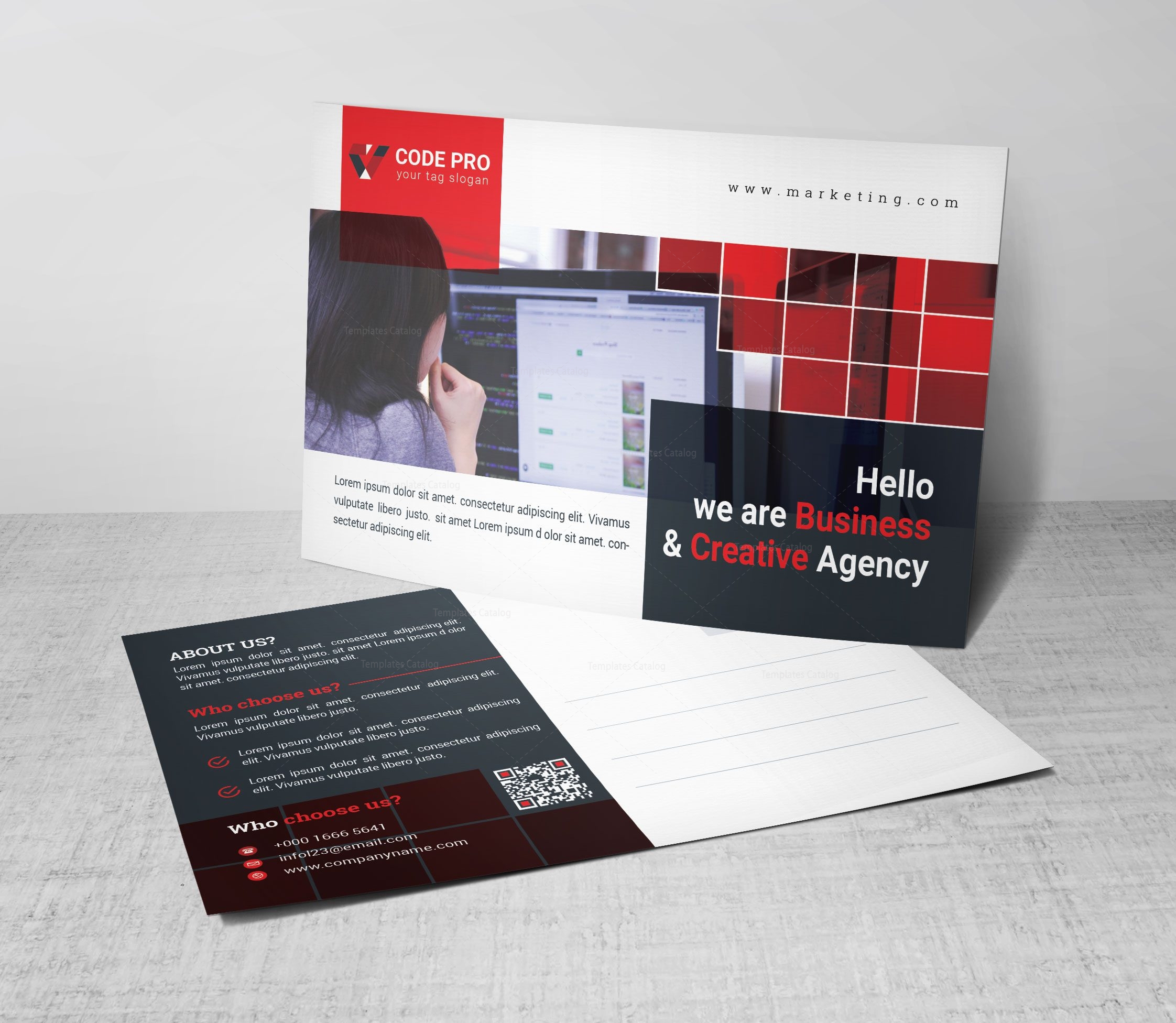 Creative Postcard Design Templates - Graphic Templates