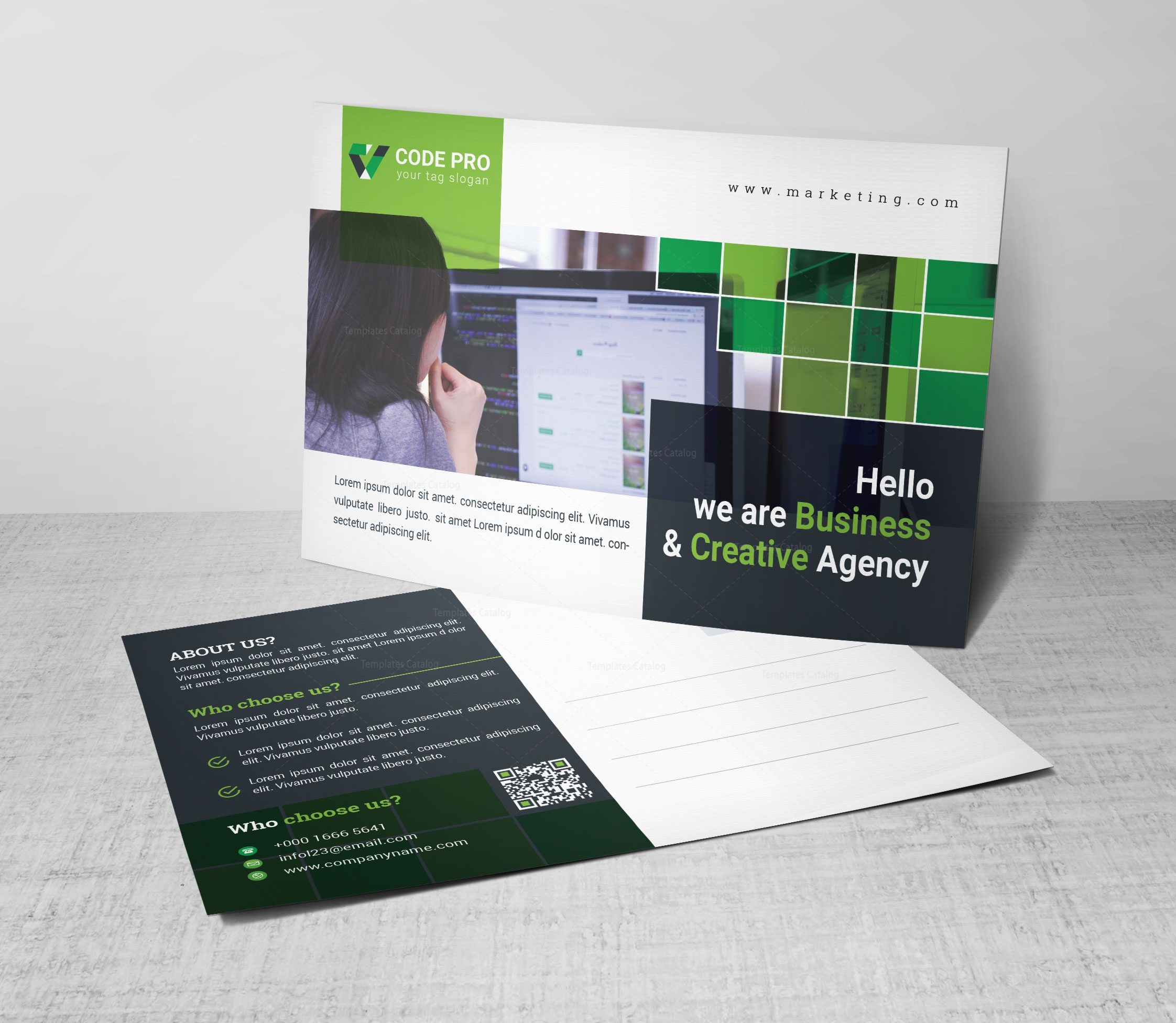 Creative Postcard Design Templates - Graphic Templates