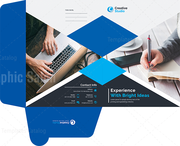 Creative Presentation Folder - Graphic Templates
