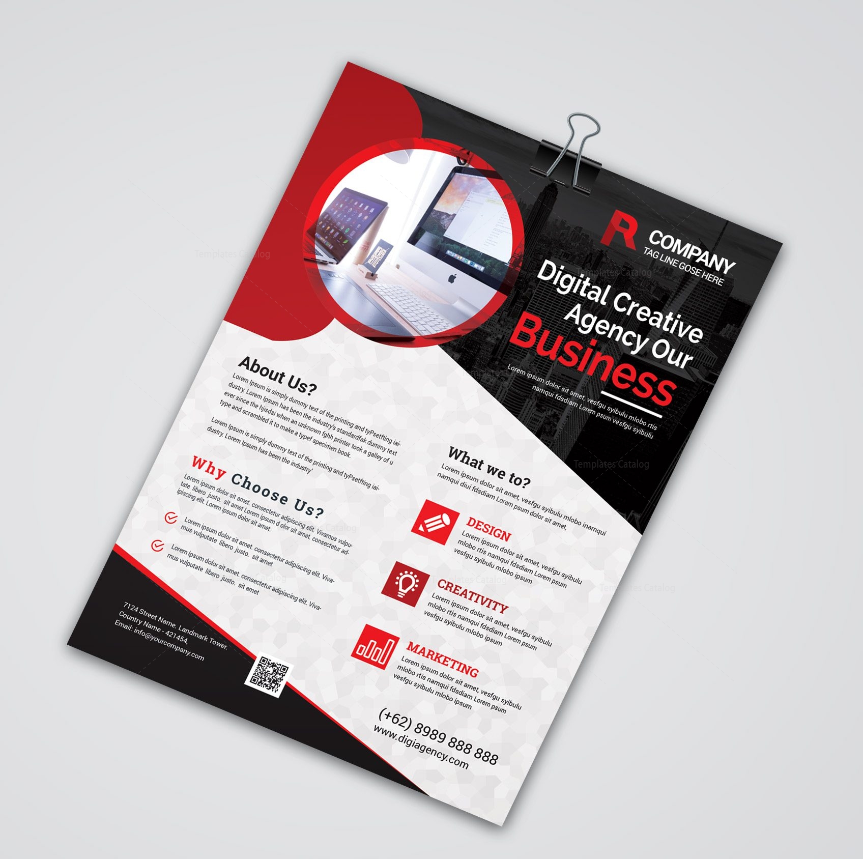 Creative Print Flyer Design - Graphic Templates