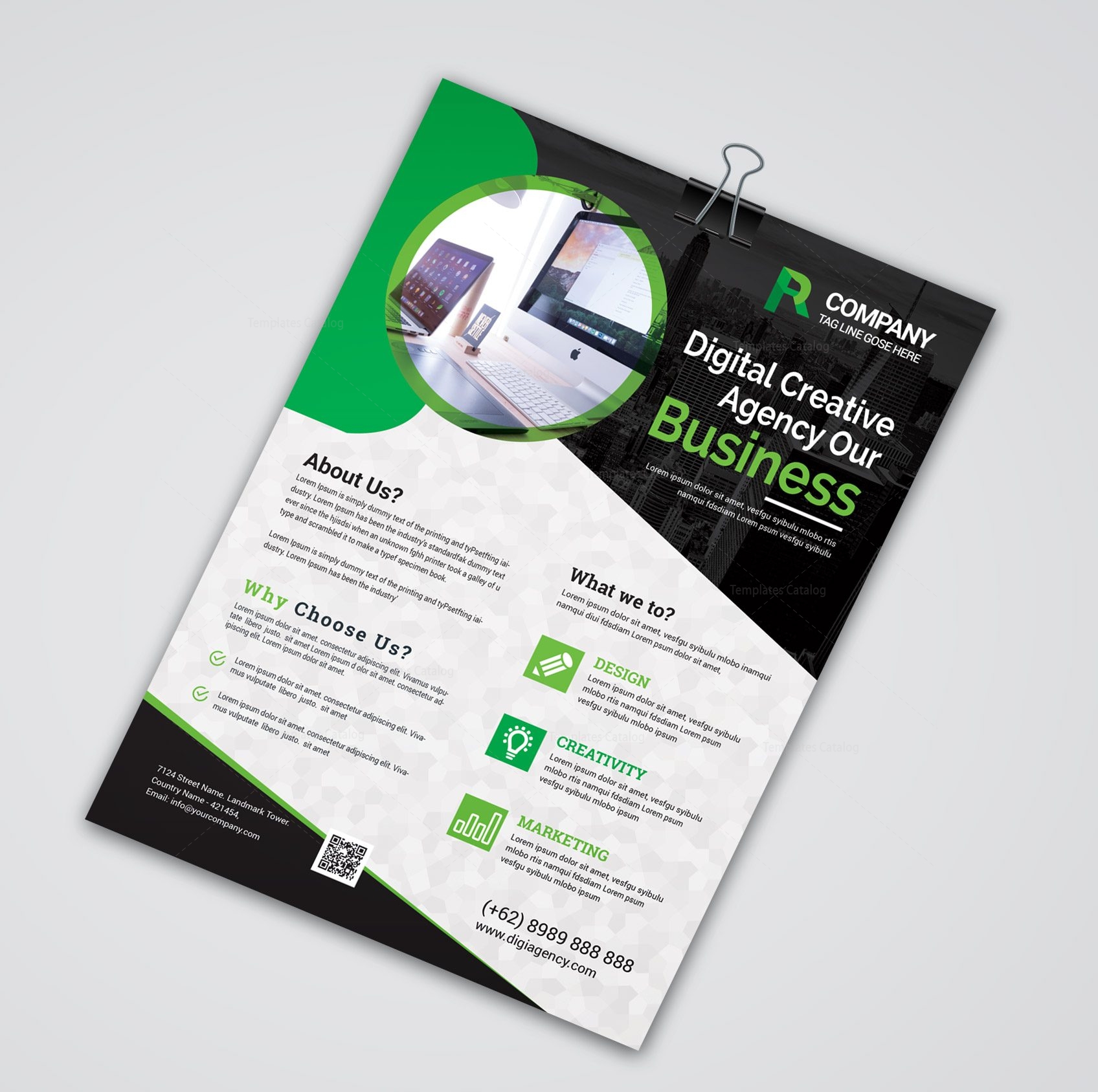 Creative Print Flyer Design - Graphic Templates