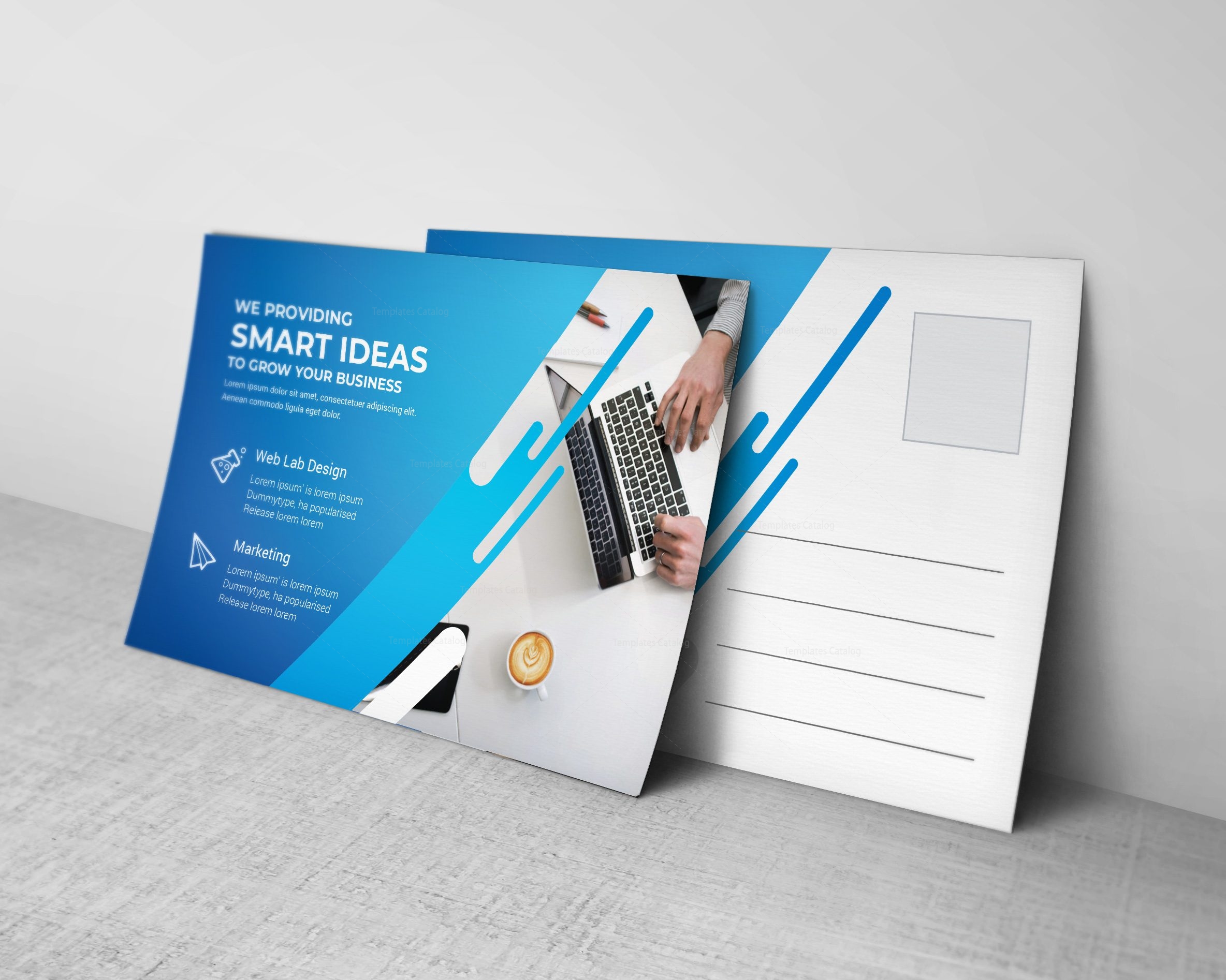 Creative Professional Postcard Design Template - Graphic Templates