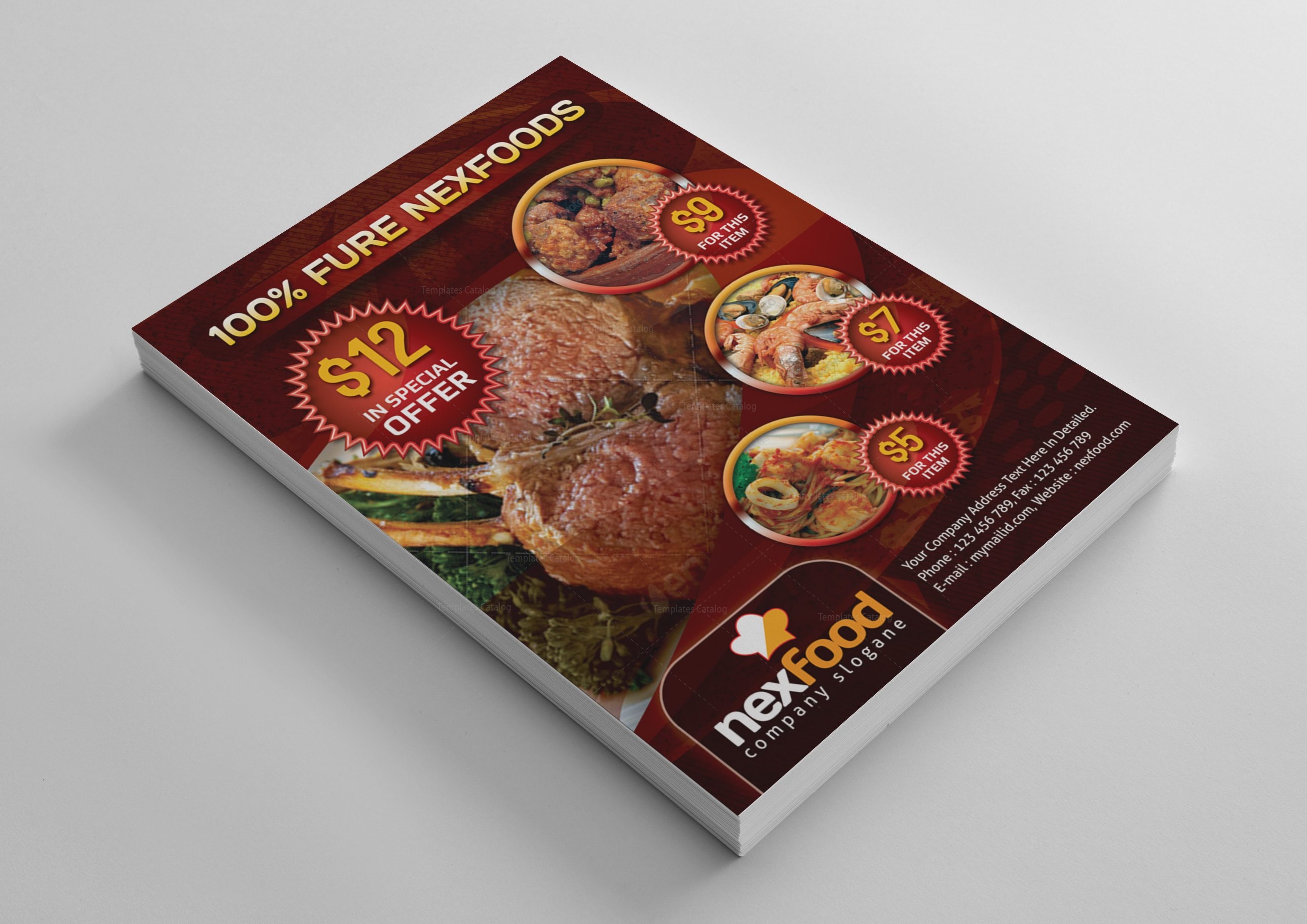 Creative Restaurant Flyer Design Templates - Graphic Templates