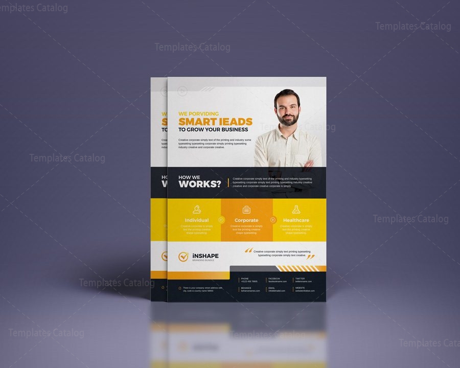 Creative Smart Flyer Design Template - Graphic Templates