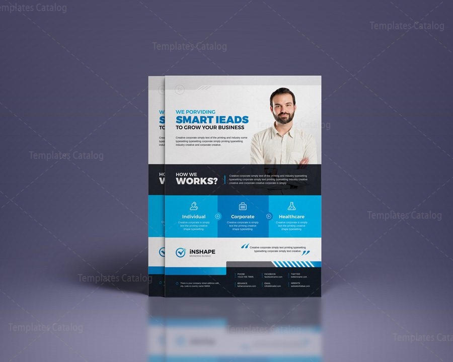 Creative Smart Flyer Design Template - Graphic Templates