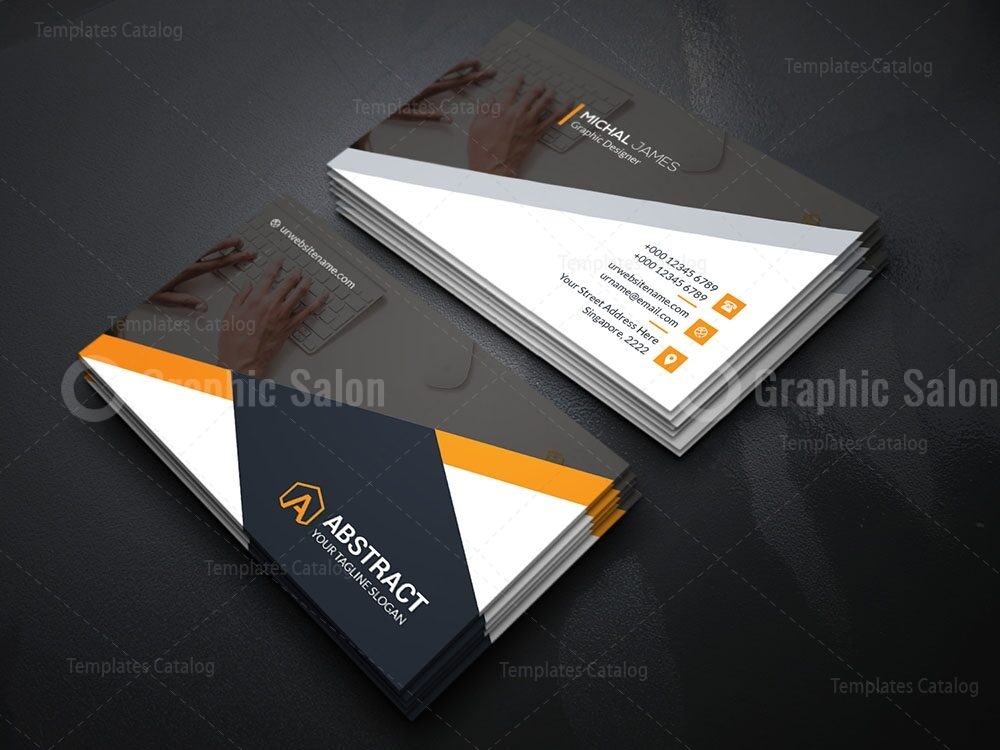 Dark Business Card Template - Graphic Templates