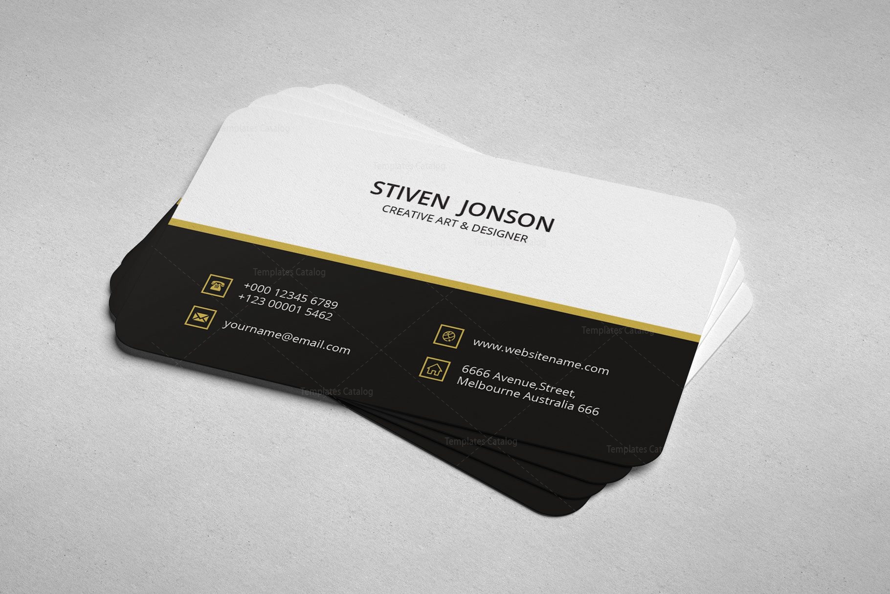 Distributor Professional Business Card Design - Graphic Templates