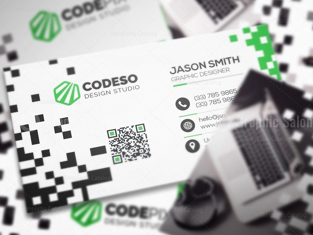 Dot Business Card Template - Graphic Templates