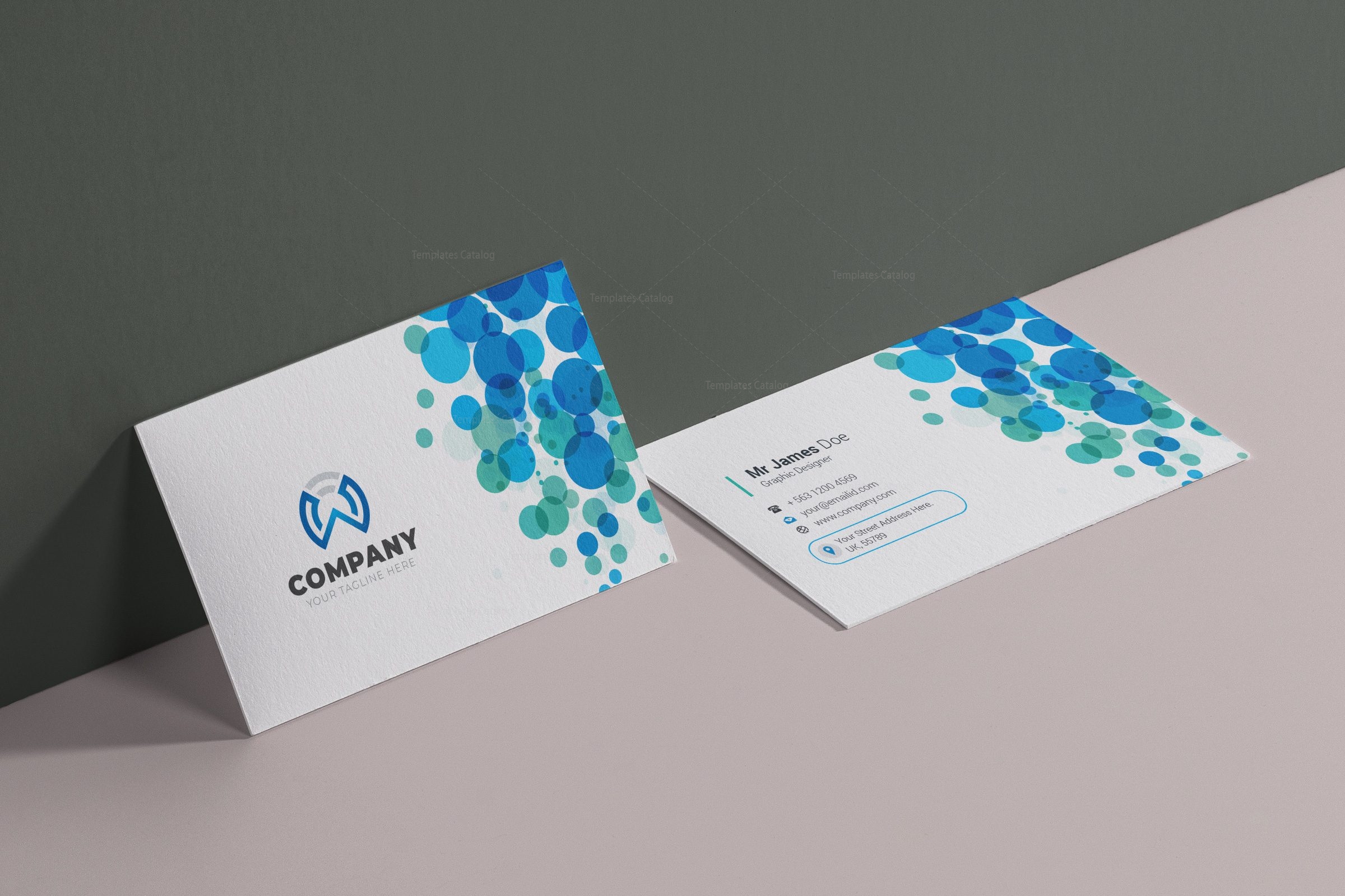 Dots Creative Business Card Design - Graphic Templates