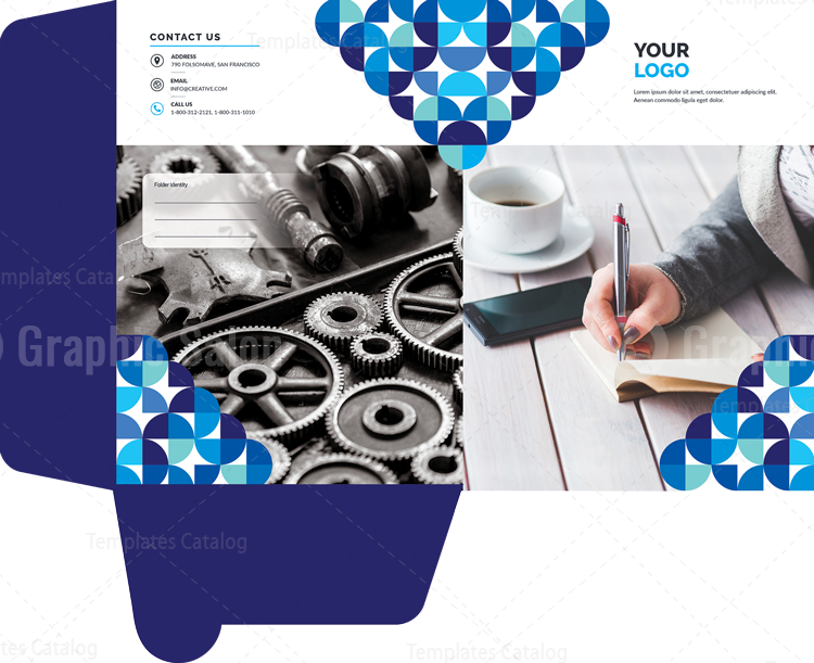 Dynamic Presentation Folder Template - Graphic Templates