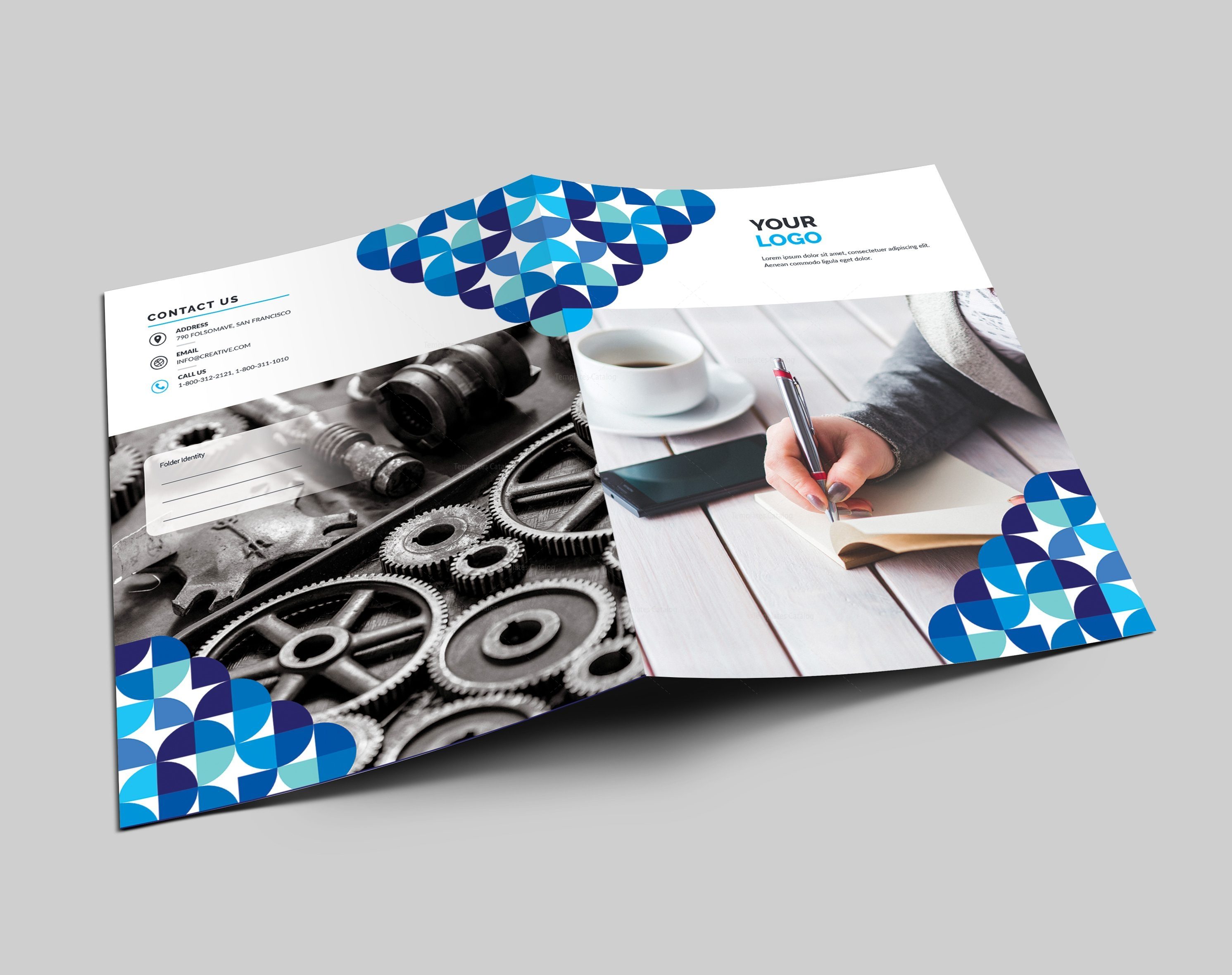 Dynamic Presentation Folder Template - Graphic Templates