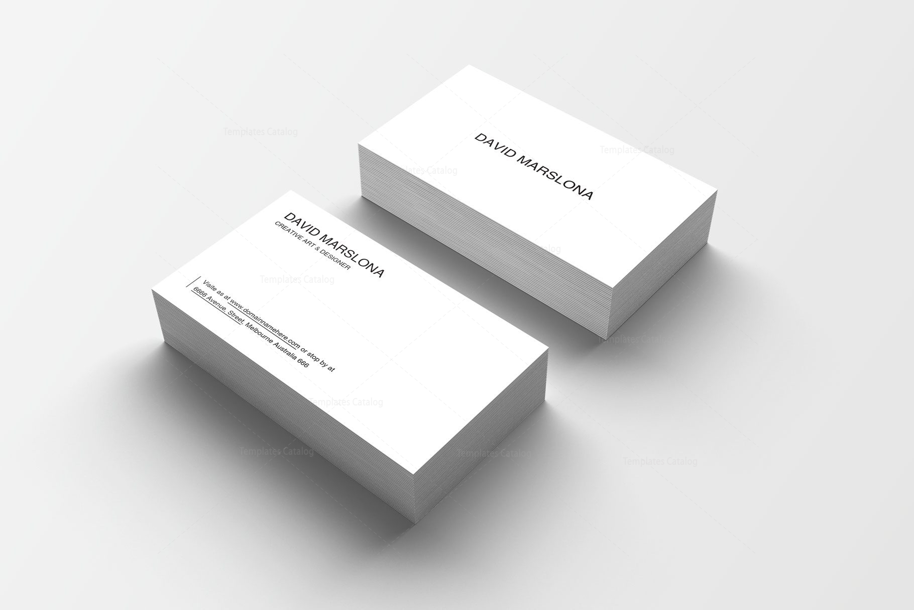 Easy Print Business Card Design - Graphic Templates