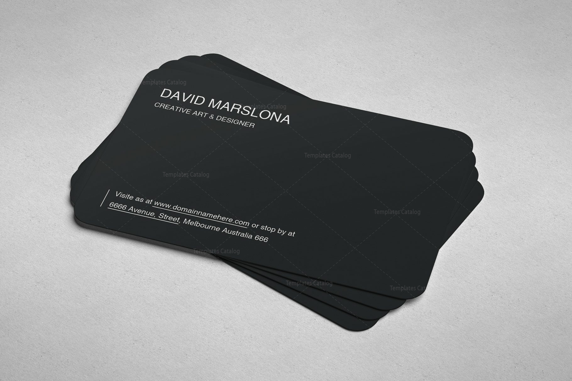 Easy Print Business Card Design - Graphic Templates