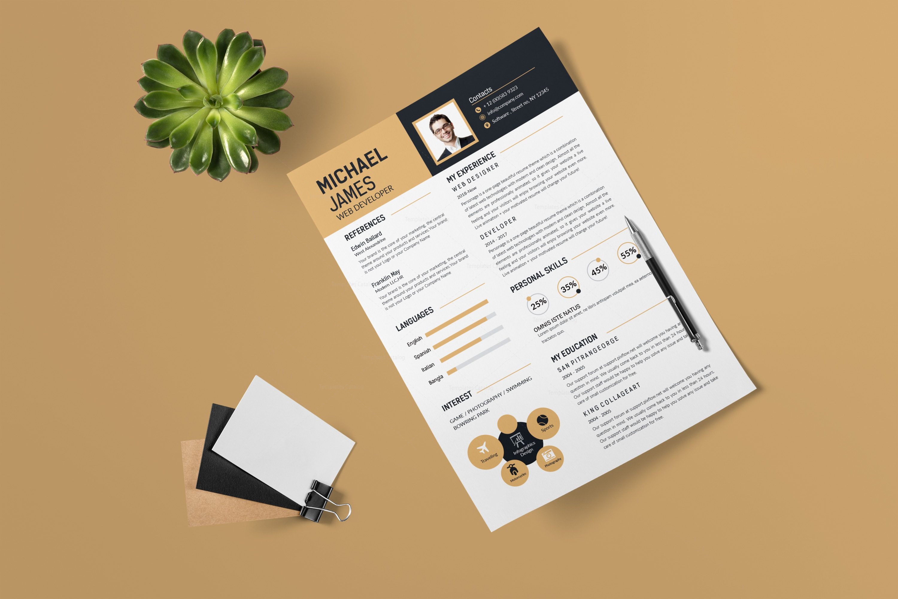 Effective Resume Design - Graphic Templates