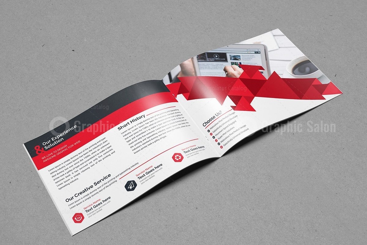 Elegant Corporate Brochure Template - Graphic Templates