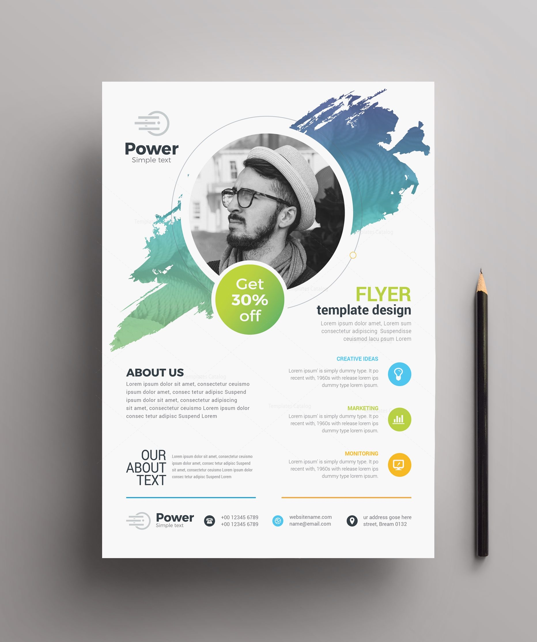 Elegant Flyer Template - Graphic Templates