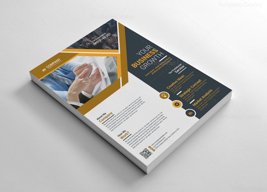 Elegant Flyers Design Template - Graphic Templates