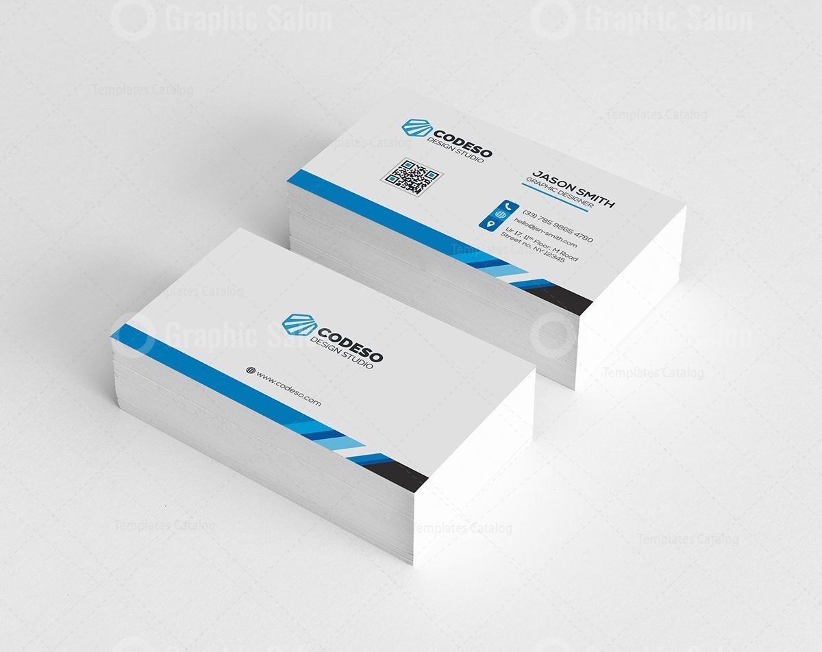 Elegant Plain Business Card - Graphic Templates