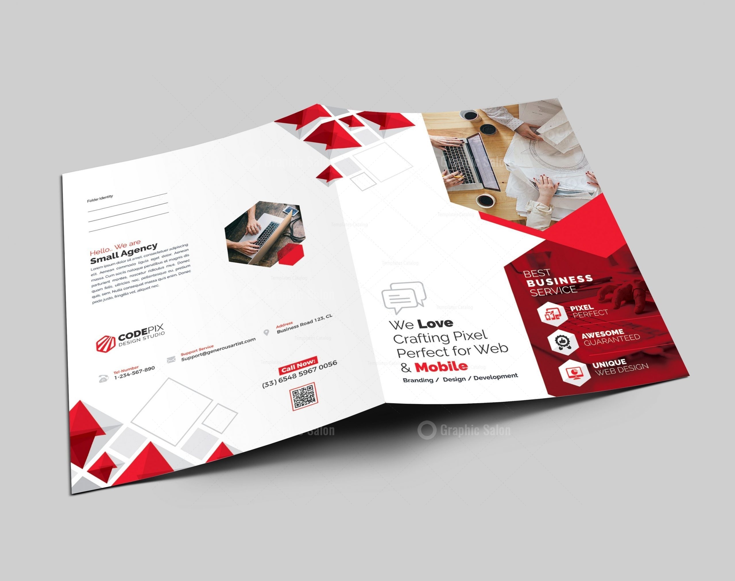 Excellent Presentation Folder Template - Graphic Templates