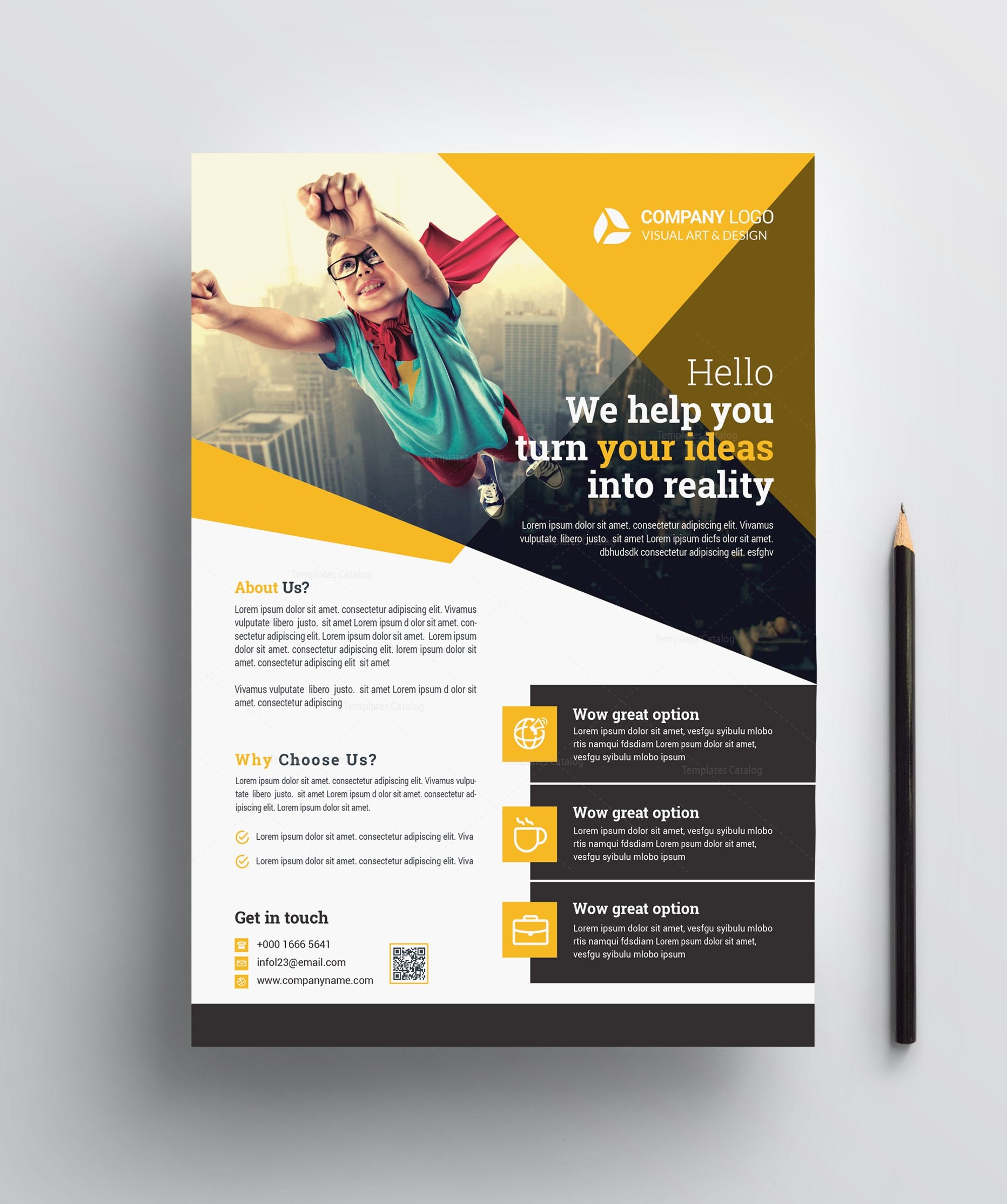 Hero Print Flyer Templates - Graphic Templates