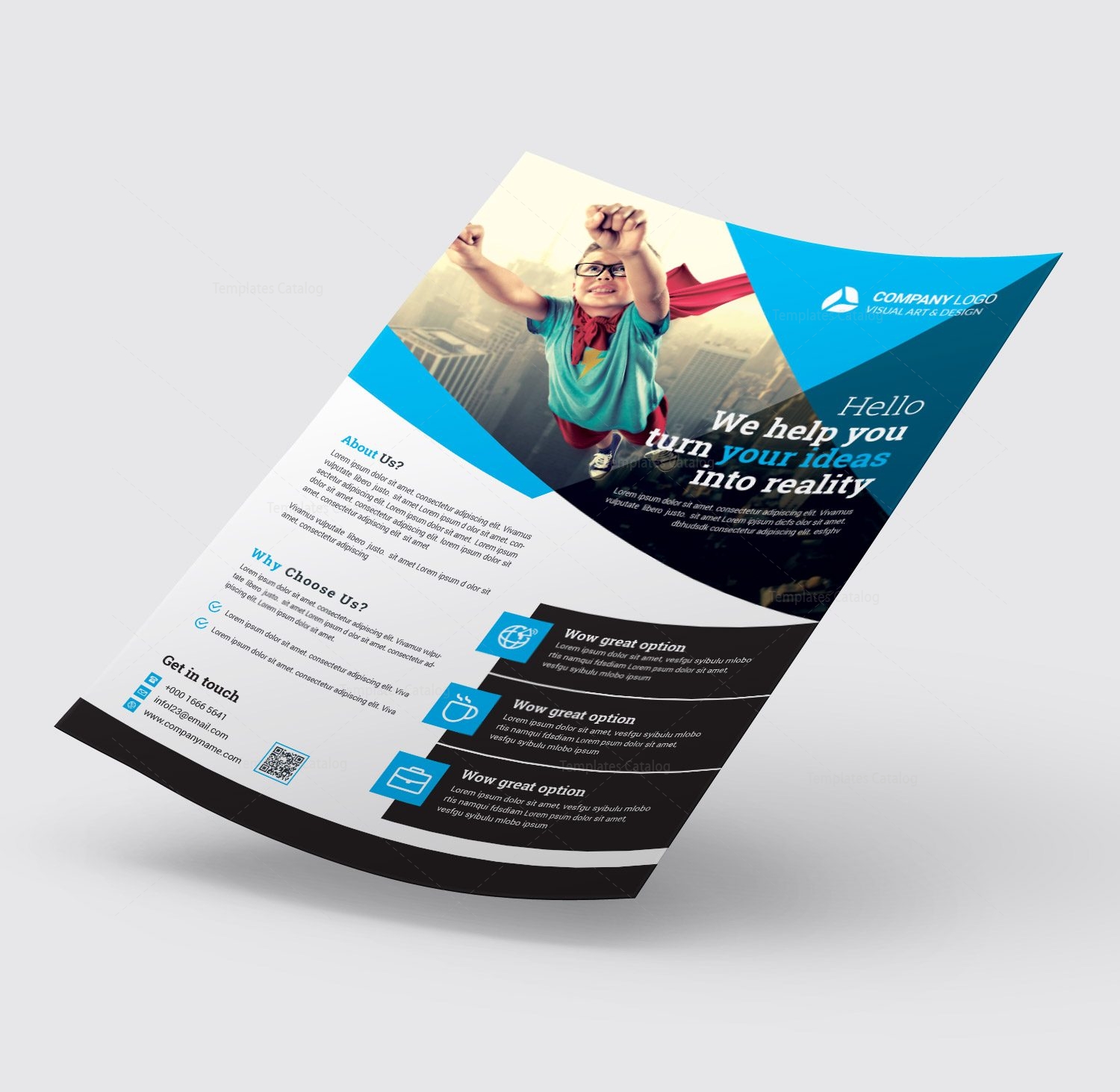 Hero Print Flyer Templates - Graphic Templates