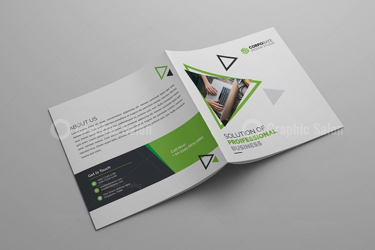 High Quality Square Brochure Template - Graphic Templates