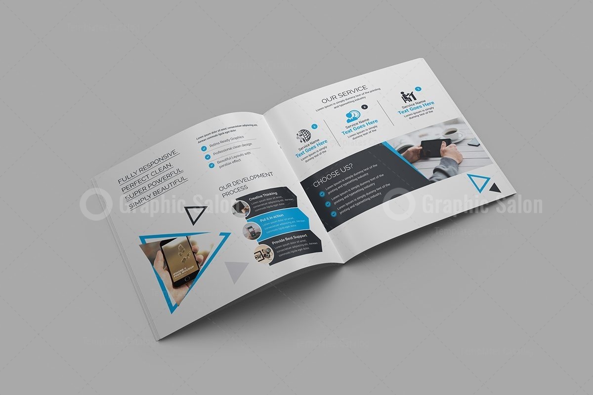 High Quality Square Brochure Template - Graphic Templates