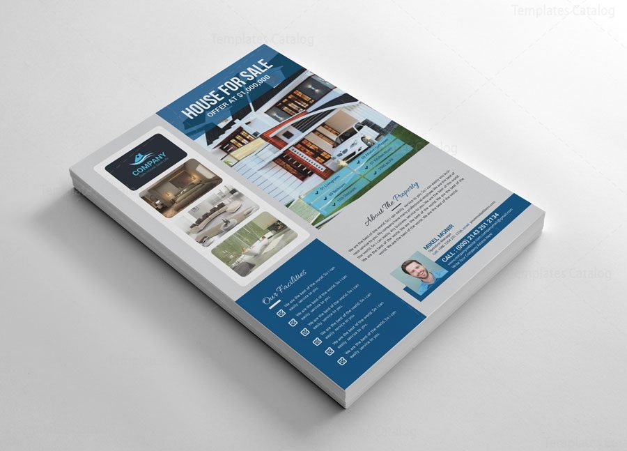 House Flyers Template Design - Graphic Templates