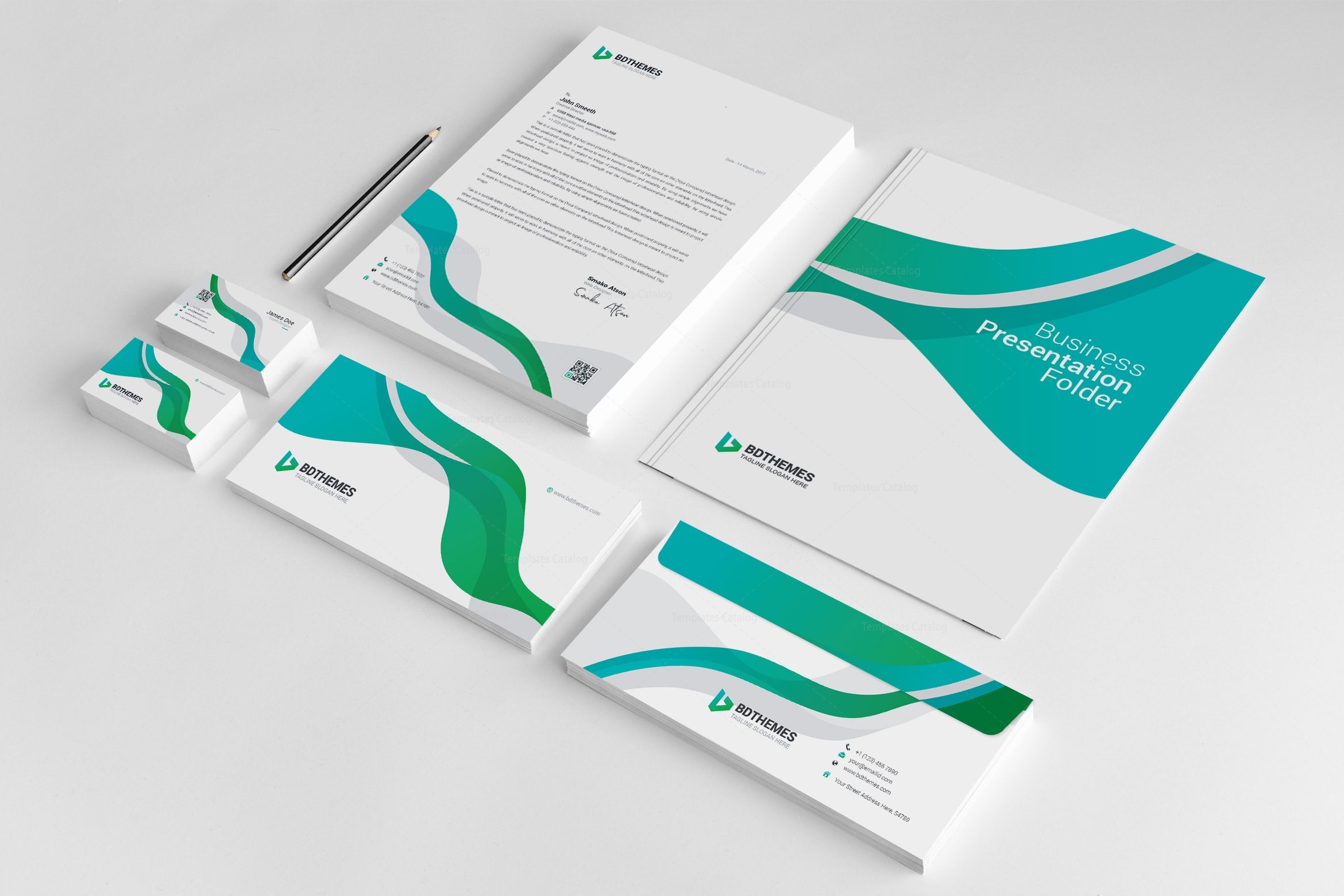 Insurance Corporate Identity Pack Template - Graphic Templates